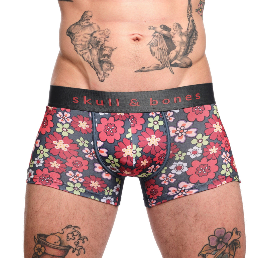 Classic Mens Printed Boxer Trunk Underwear Mens Trunk Underwear