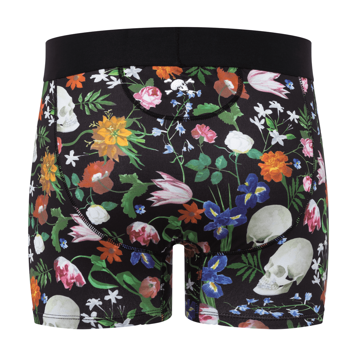 Men's Floral Boxer Briefs - Hand-Painted Dutch Floral Boxer Brief ...