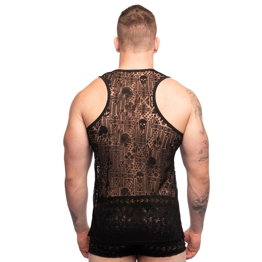 Lace Boxer Briefs - Sheer Boxer Briefs - Burnout Tank Top – Skull and Bones