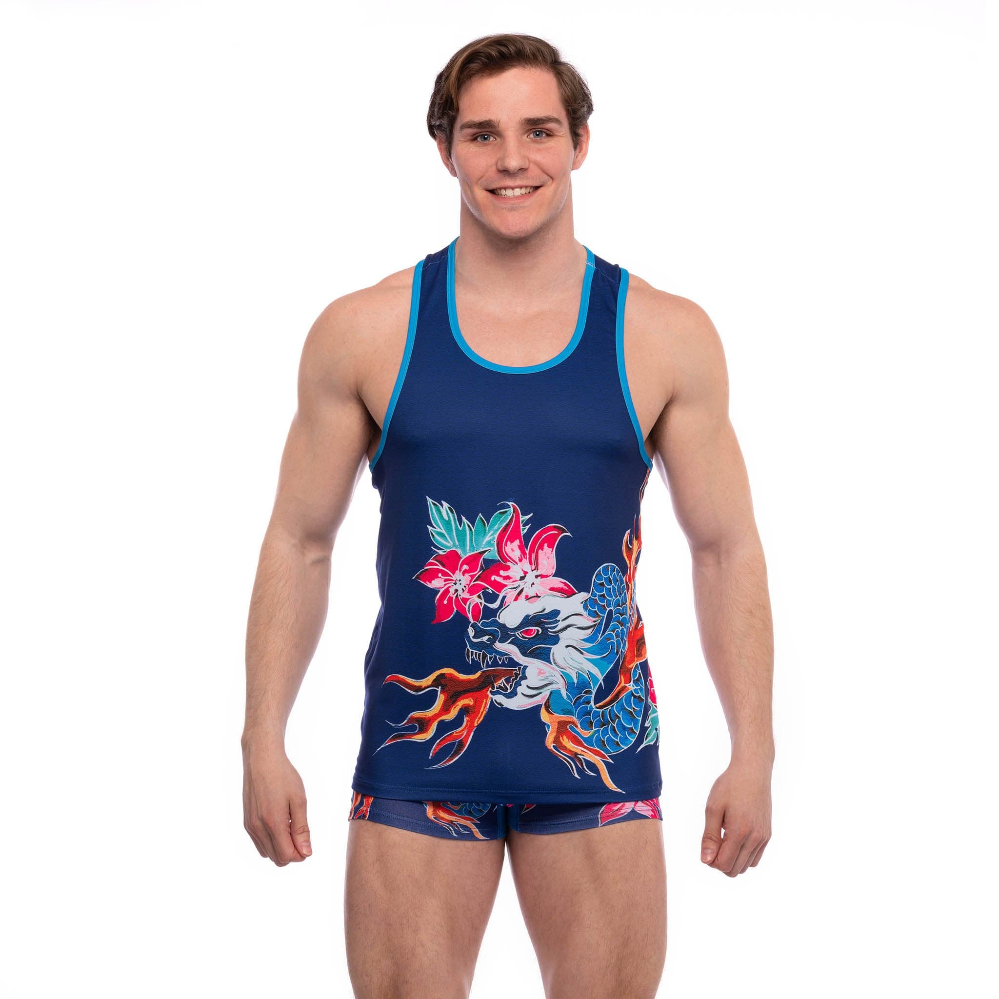 Fire Breathing Dragon Tank- Dragon Tank Top – Skull and Bones